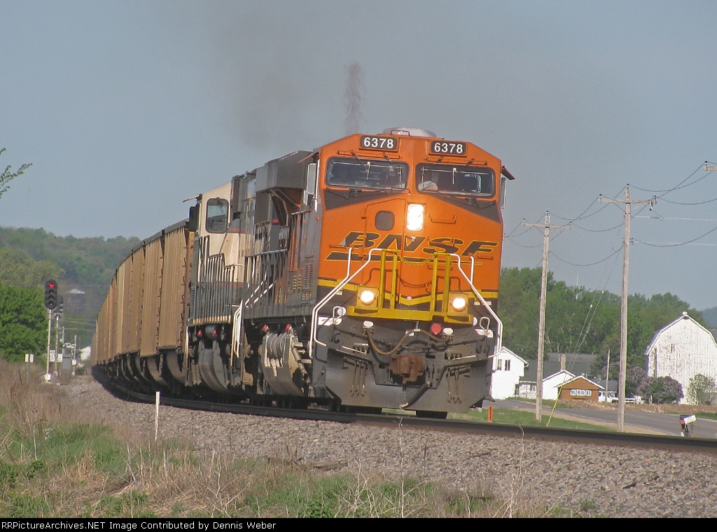 BNSF 6378, CP's Tomah Sub.